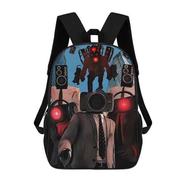 Skibidi Toilet Backpack, Large Capacity Backpack, 17 Inch Laptop ...