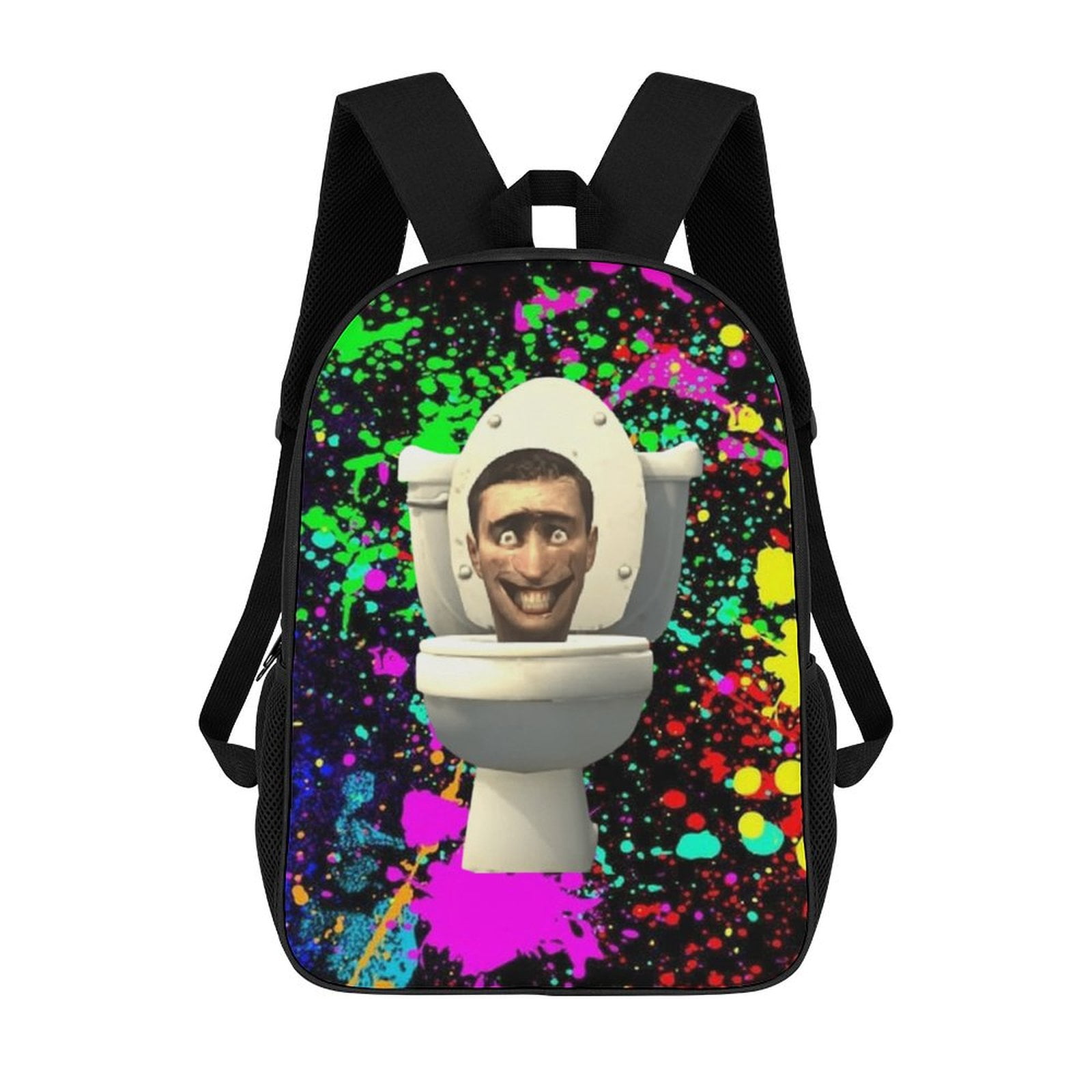 Skibidi Toilet Backpack, Large Capacity Backpack, 17 Inch Laptop ...