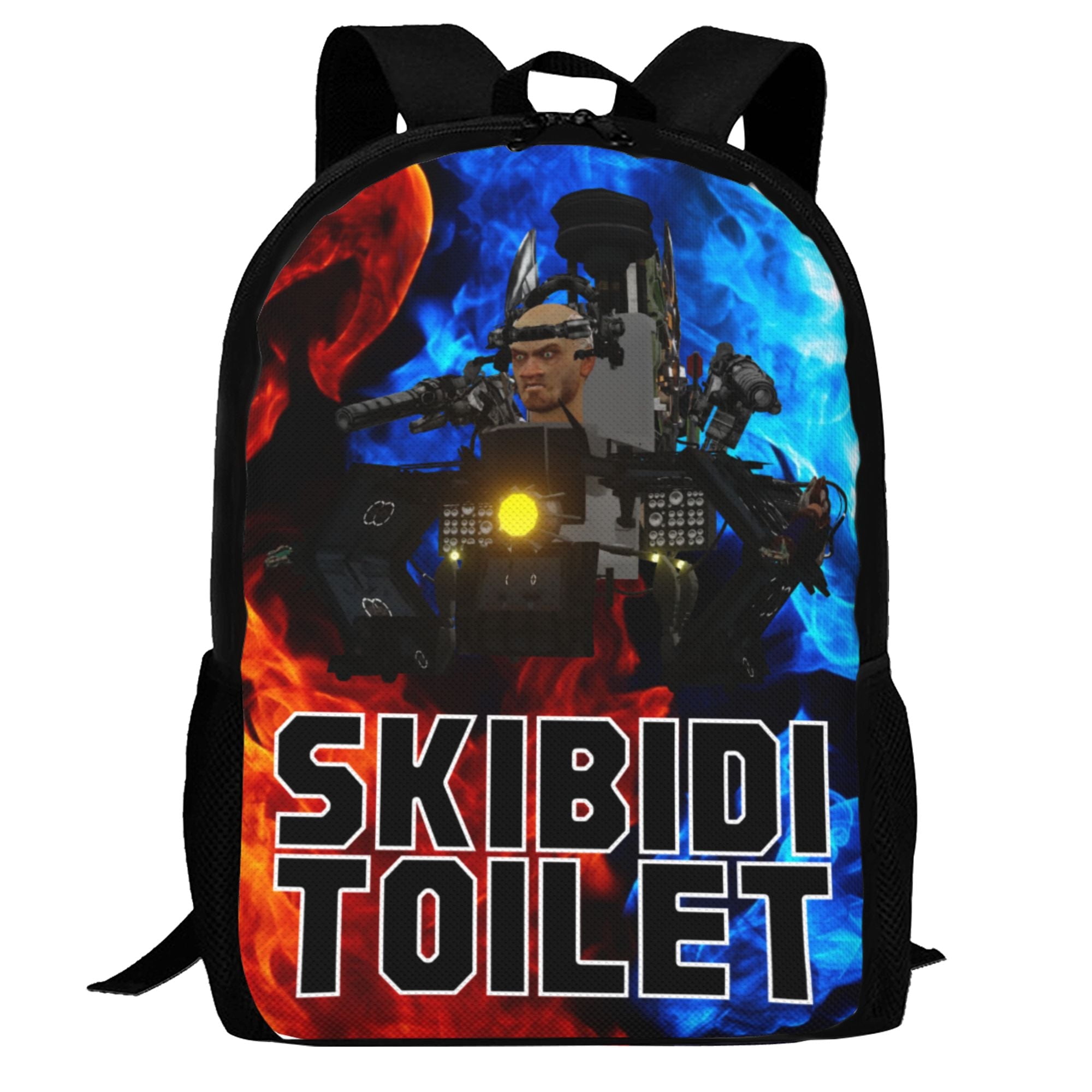 Skibidi Toilet Backpack, Large Capacity School Book Bag, Lightweight ...