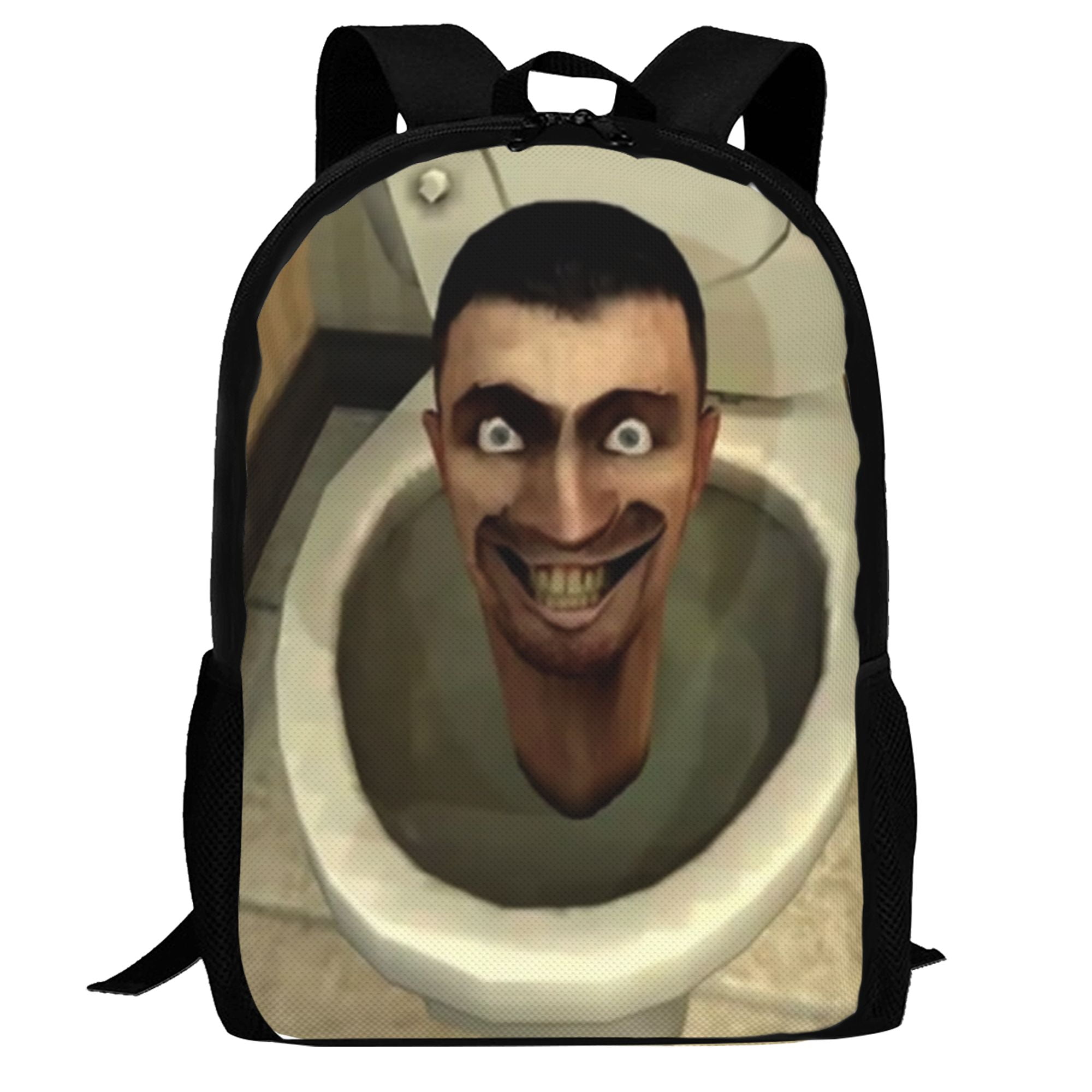 Skibidi Toilet Backpack, Large Capacity School Book Bag, Lightweight ...