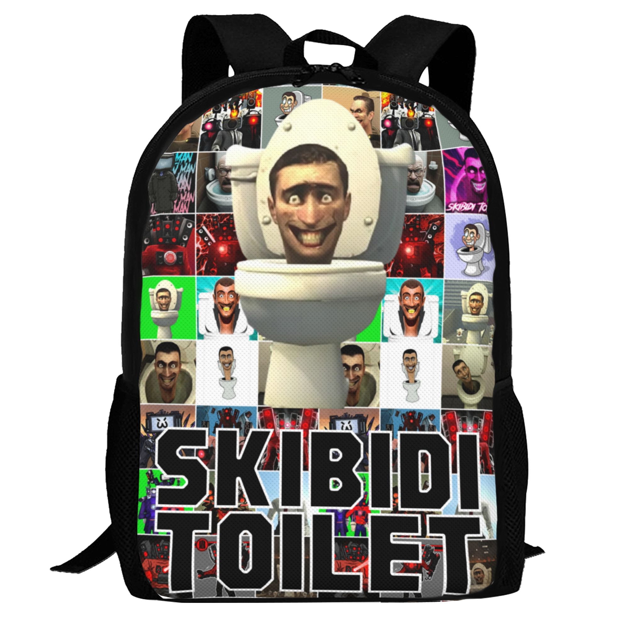 Skibidi Toilet Backpack, Large Capacity School Book Bag, Lightweight ...