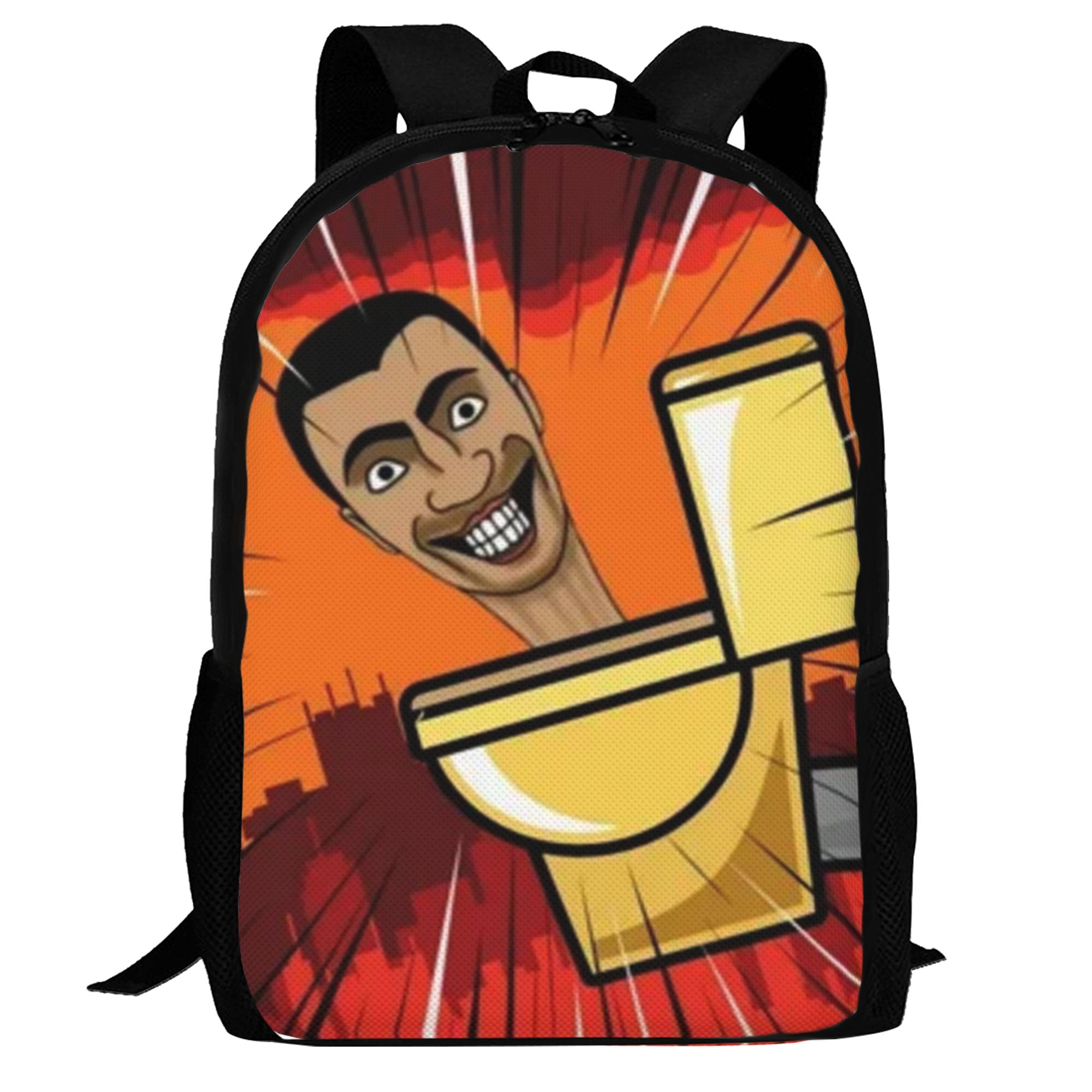 Skibidi Toilet Backpack, Large Capacity School Book Bag, Lightweight ...