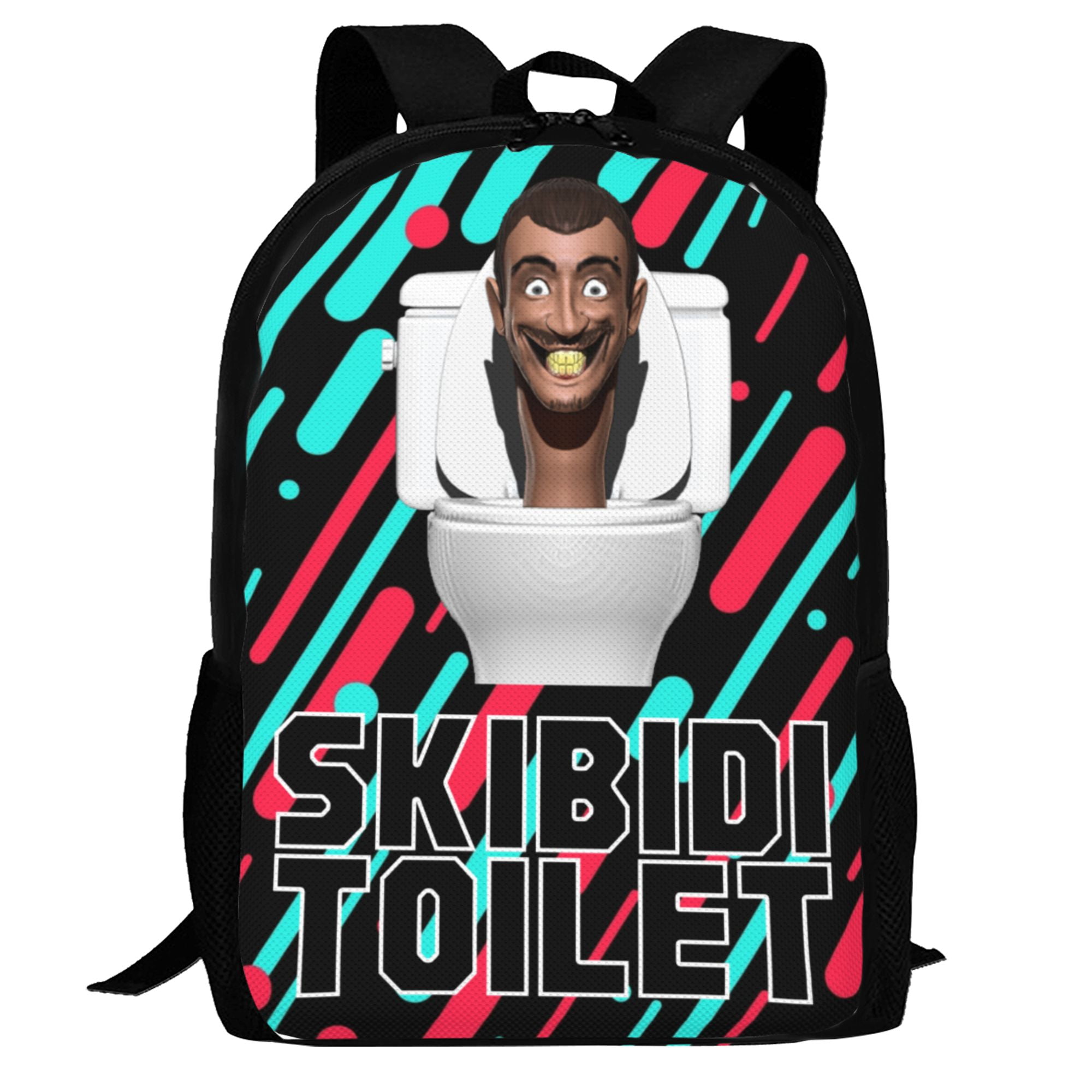 Skibidi Toilet Backpack, Large Capacity School Book Bag, Lightweight ...