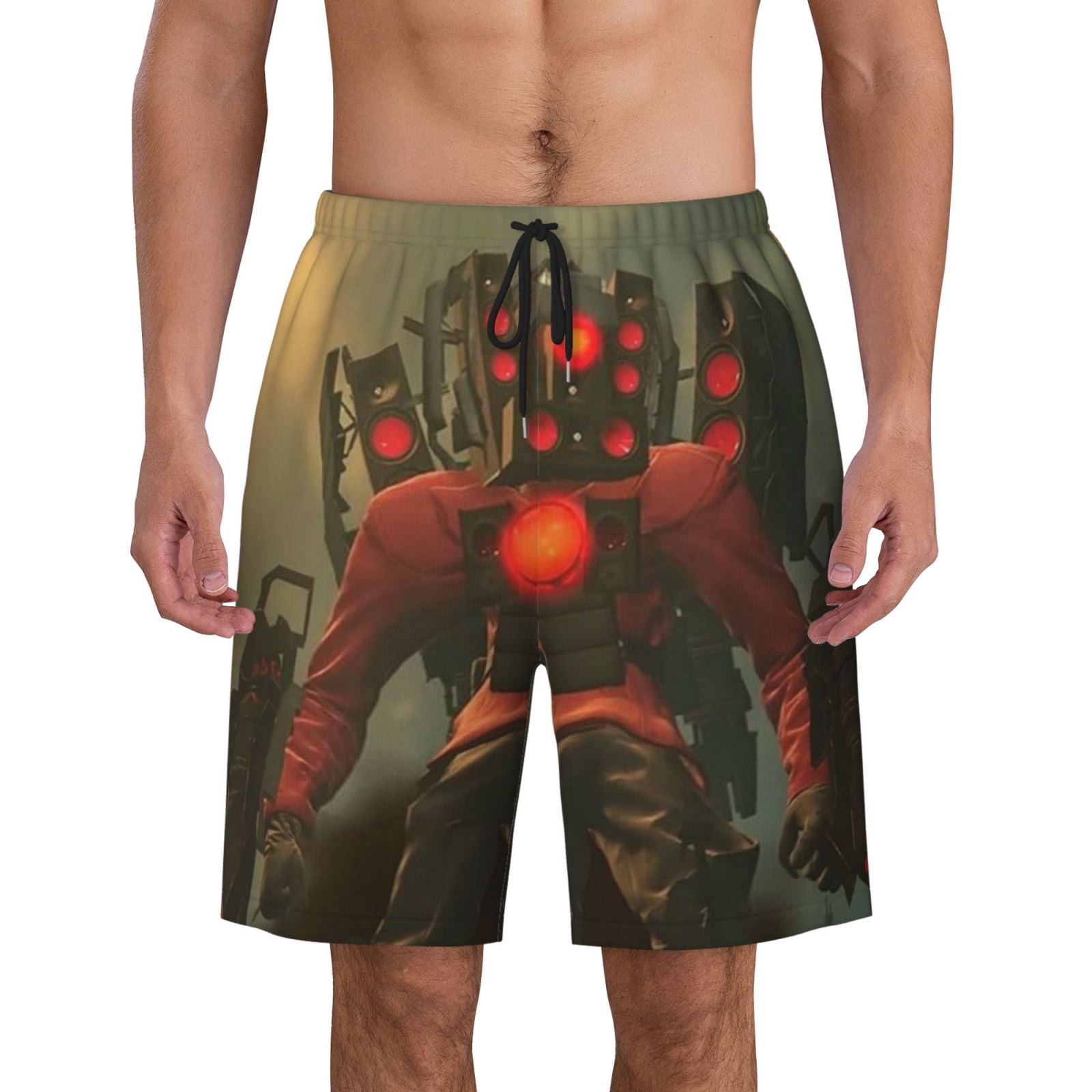 Skibidi Toilet Boys Swim Trunks Quick Dry Swim Shorts Kids Bathing ...