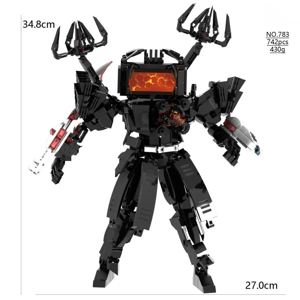 Skibidi Toilet Building Block Cameraman Clock Man Speakerman Tv Man New ...