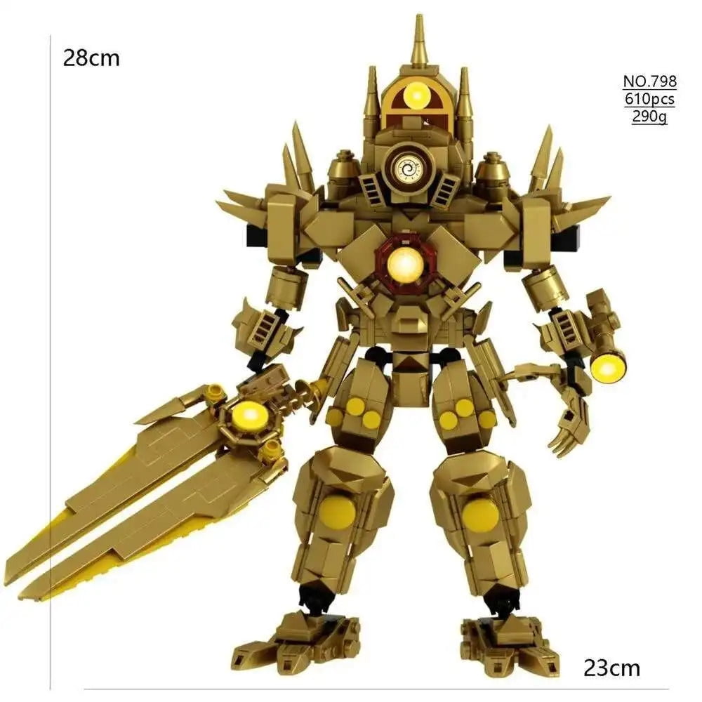 Skibidi Toilet Building Block Cameraman Clock Man Speakerman Tv Man New ...