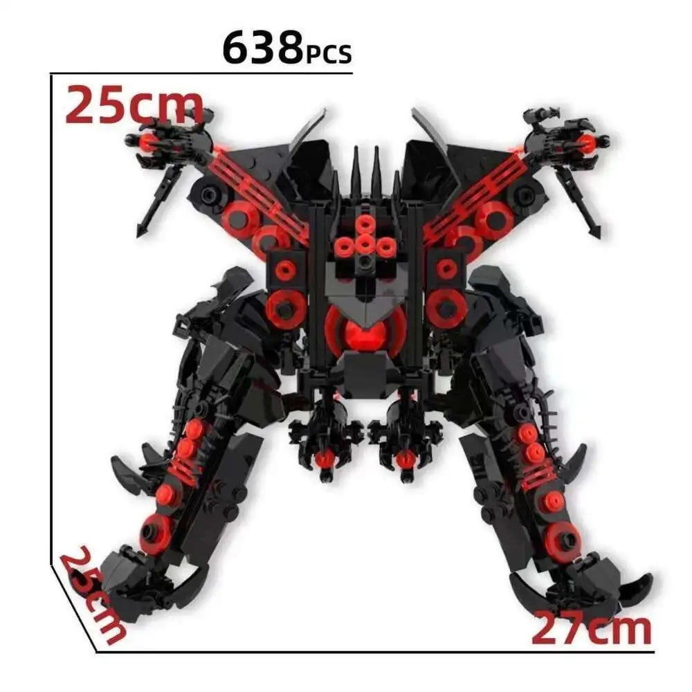 Skibidi Toilet Building Block Cameraman Clock Man Speakerman Tv Man New ...