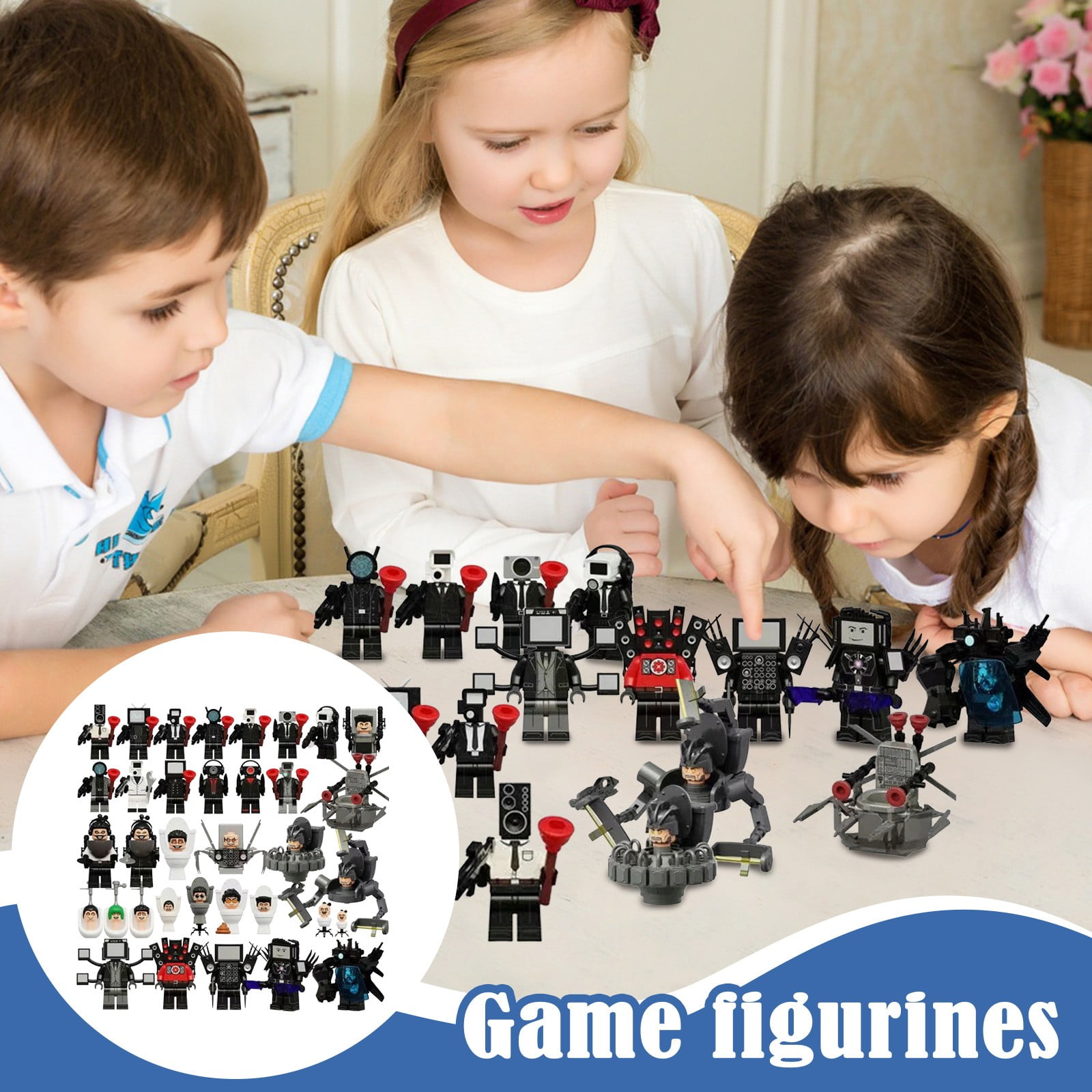 Skibidi Toilet Building Block Toy 1 Set New Type Of Building Block Humanoid Building Toy ...