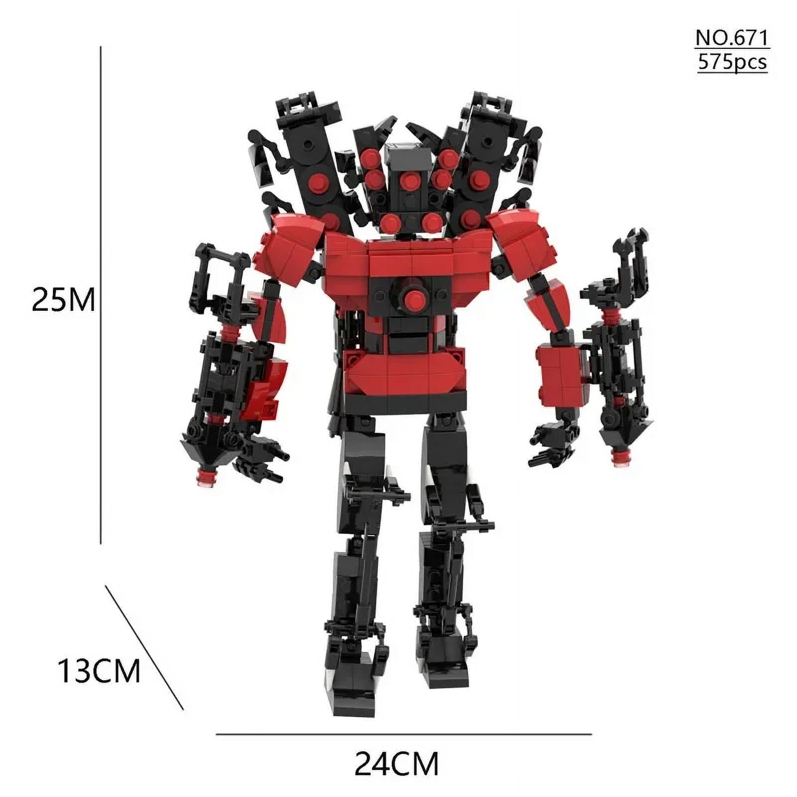 Skibidi Toilet Building Block Toys Titans Photographer Speaker Men's ...