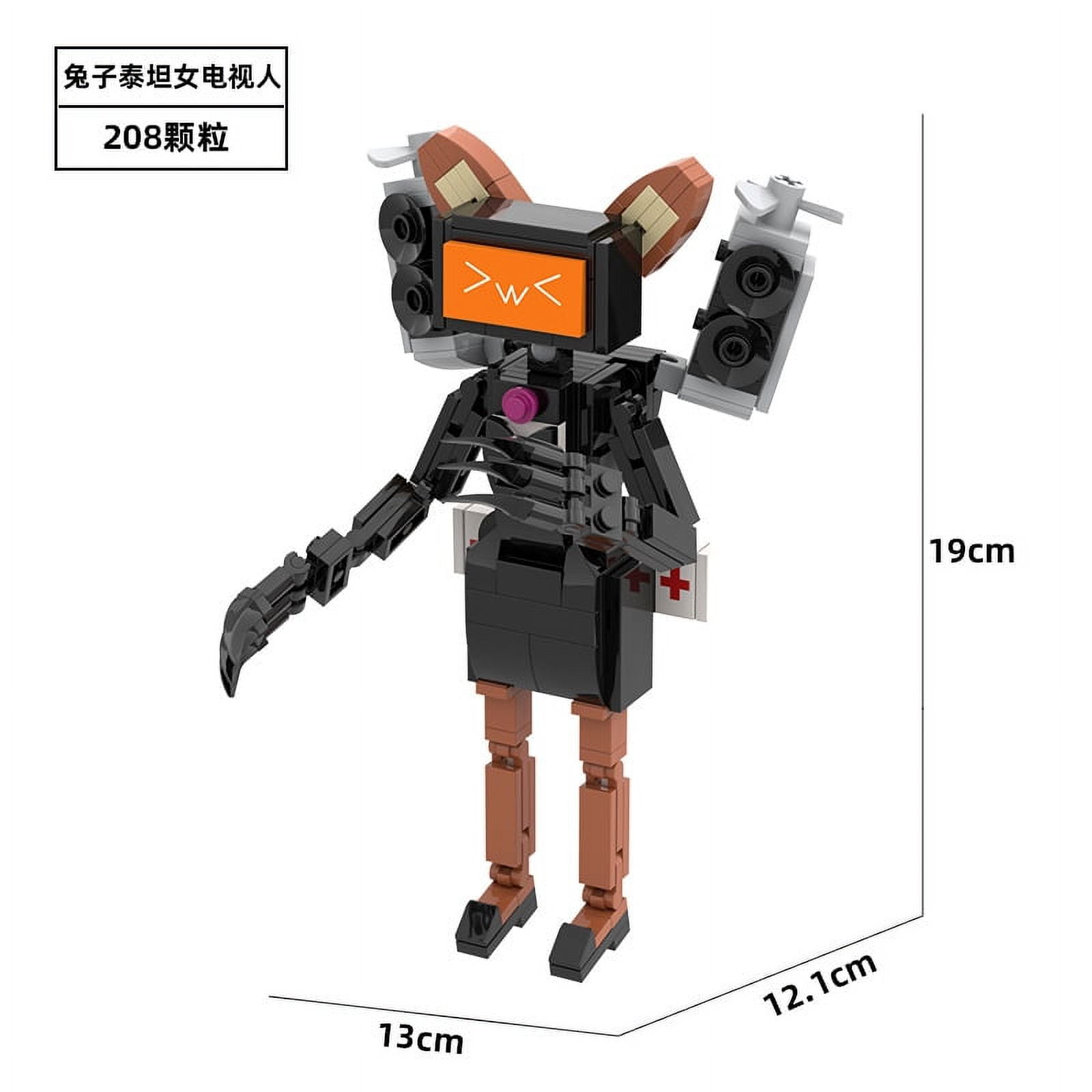 Skibidi Toilet Building Sets, Large Speakerman/Skibidi Toilet Man and ...