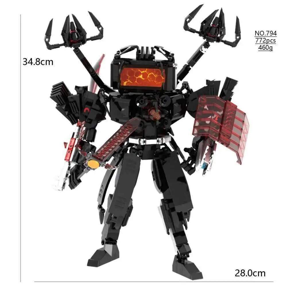 Skibidi Toilet Clock Man Block Titans Speaker Man Drill Man Clockman Tv ...