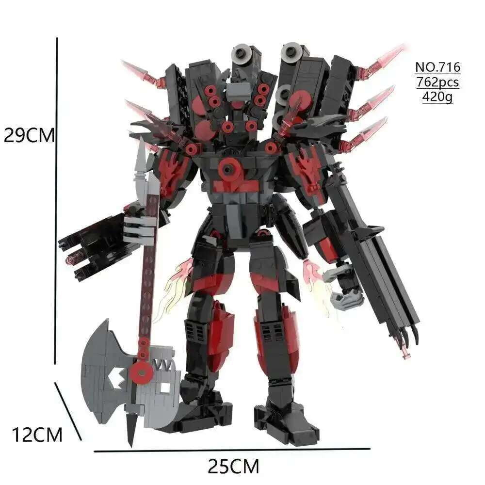 Skibidi Toilet Clock Man Block Titans Speaker Man Drill Man Clockman Tv ...