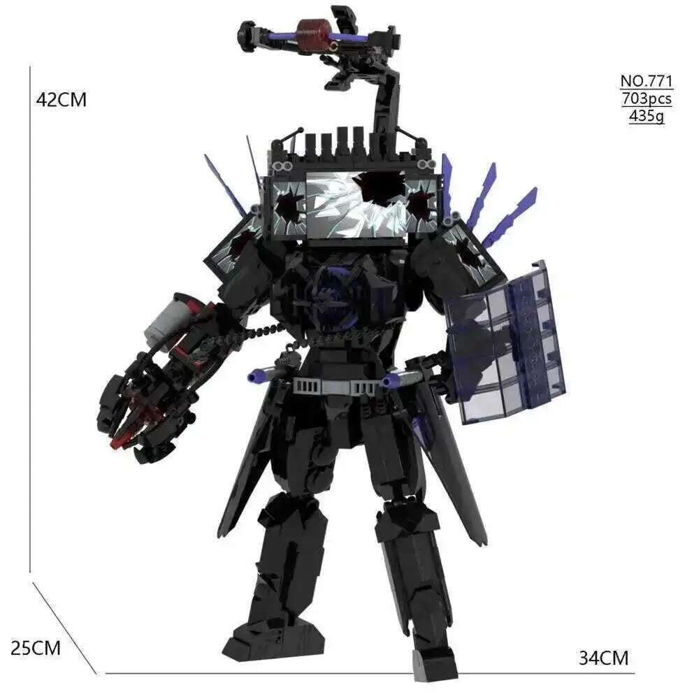 Skibidi Toilet Clock Man Block Titans Speaker Man Drill Man Clockman Tv ...