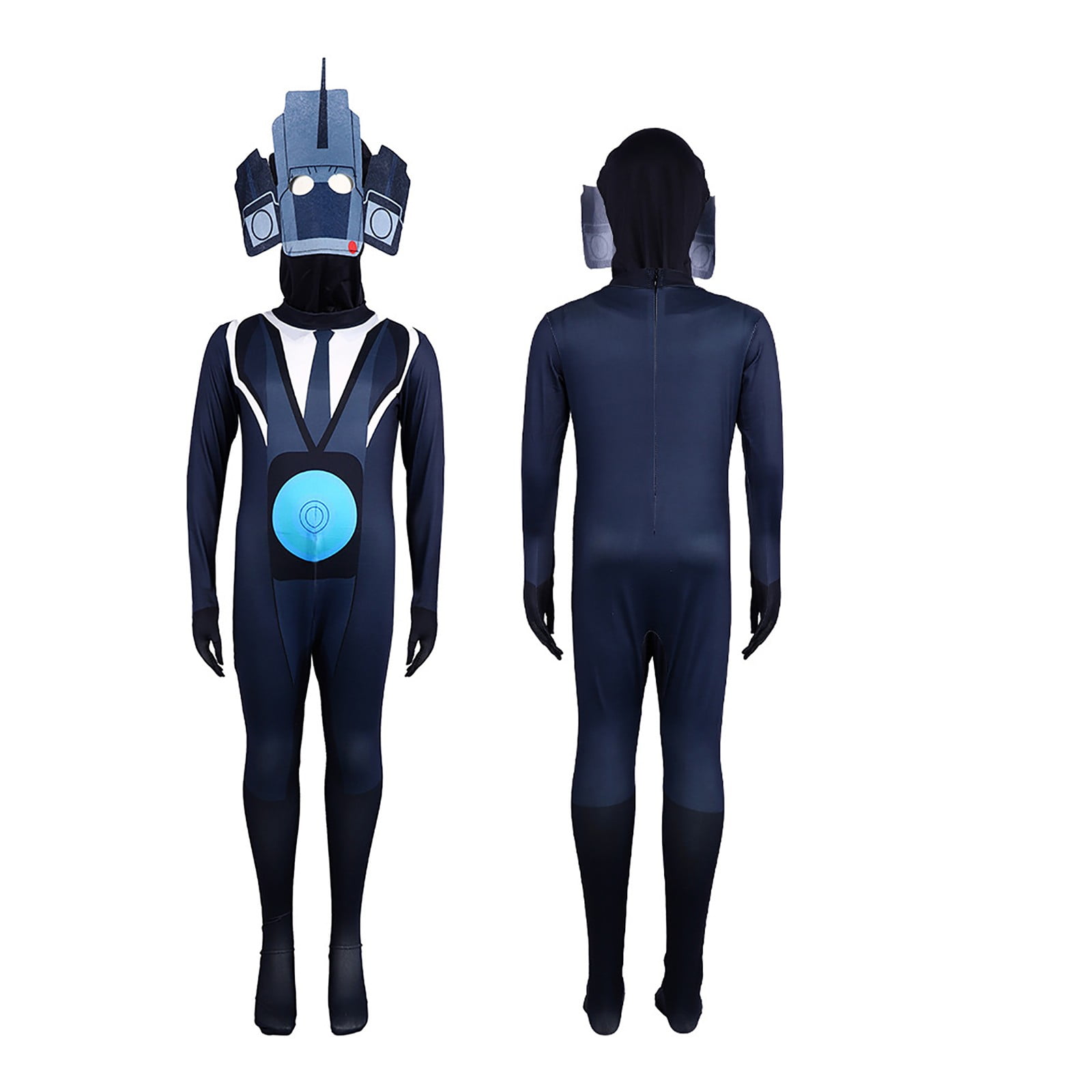 Skibidi Toilet Cosplay Bodysuits, Role Play Suits Cosplay Jumpsuits for ...