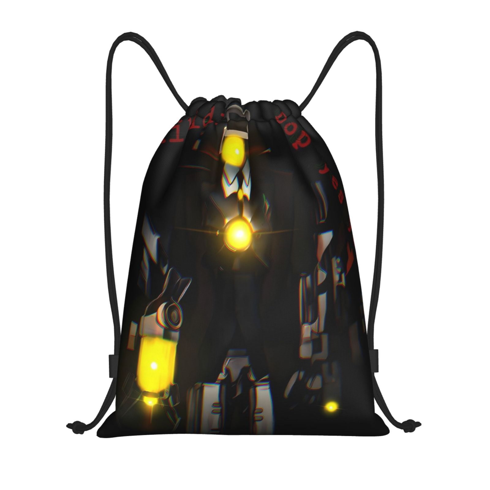 Skibidi Toilet Drawstring Bags Unisex Drawstring Sling Bag Daypack ...