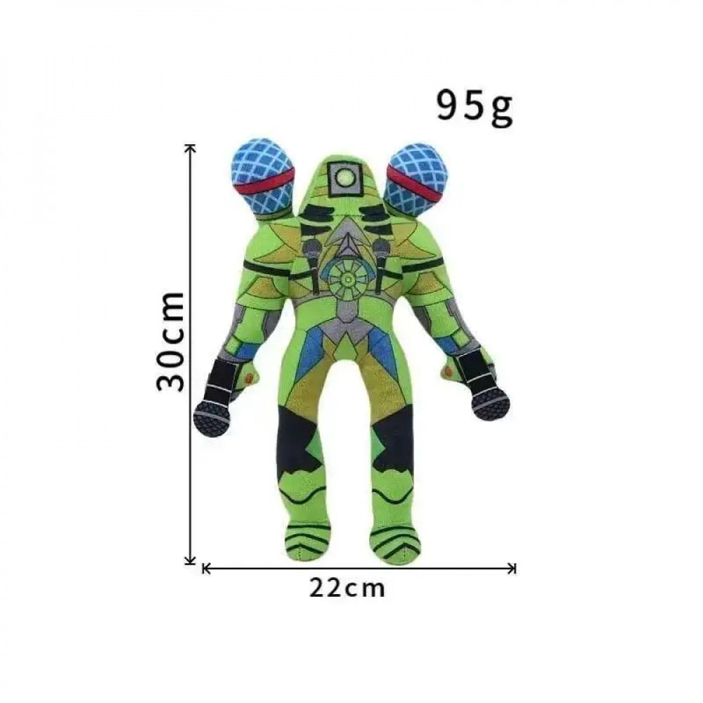 Skibidi Toilet Drill Man Speakerman Speaker Man Plush Toy G Man Clock ...