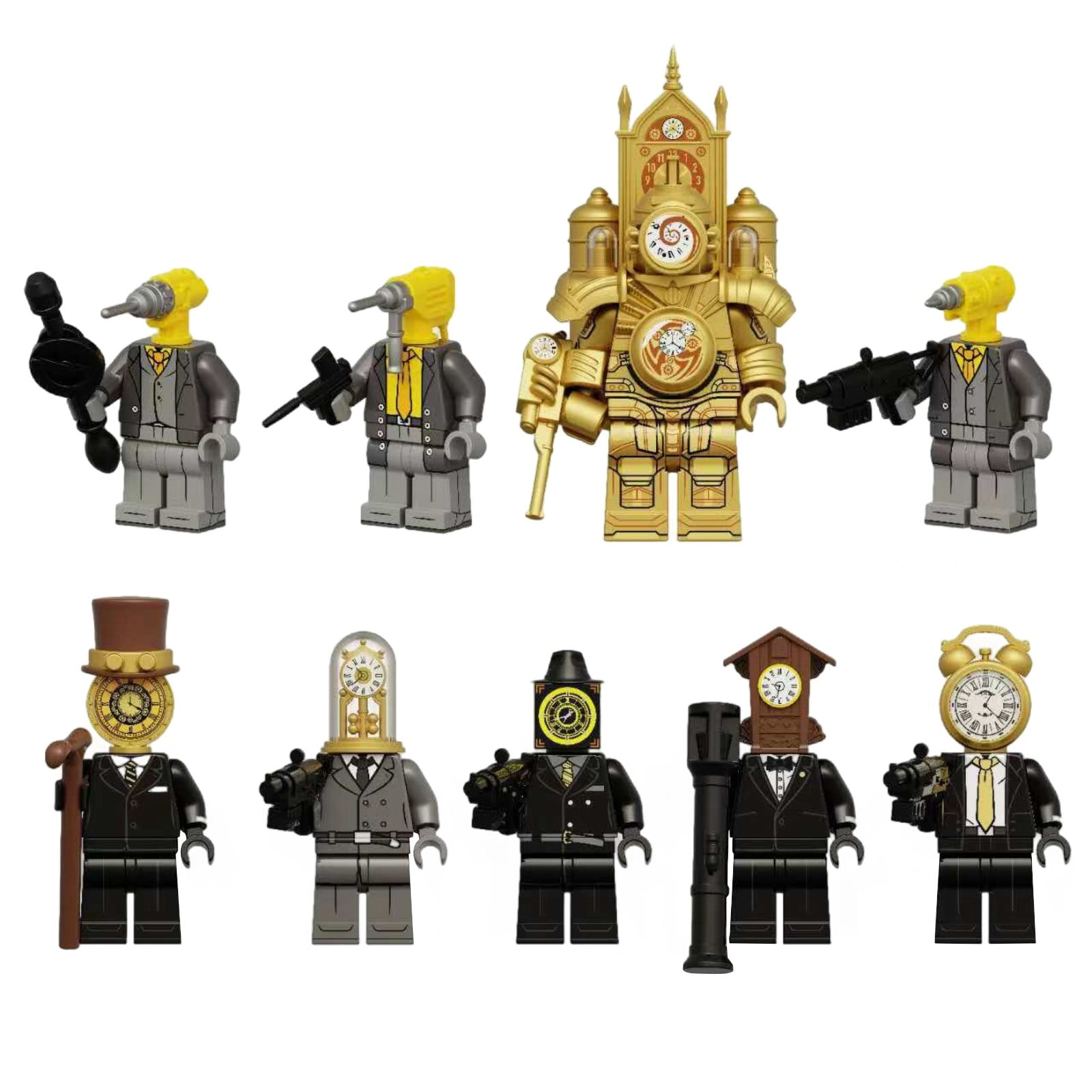 Skibidi Toilet Figure, Skibidi Toilet Building Blocks, Skibidi Toilet ...