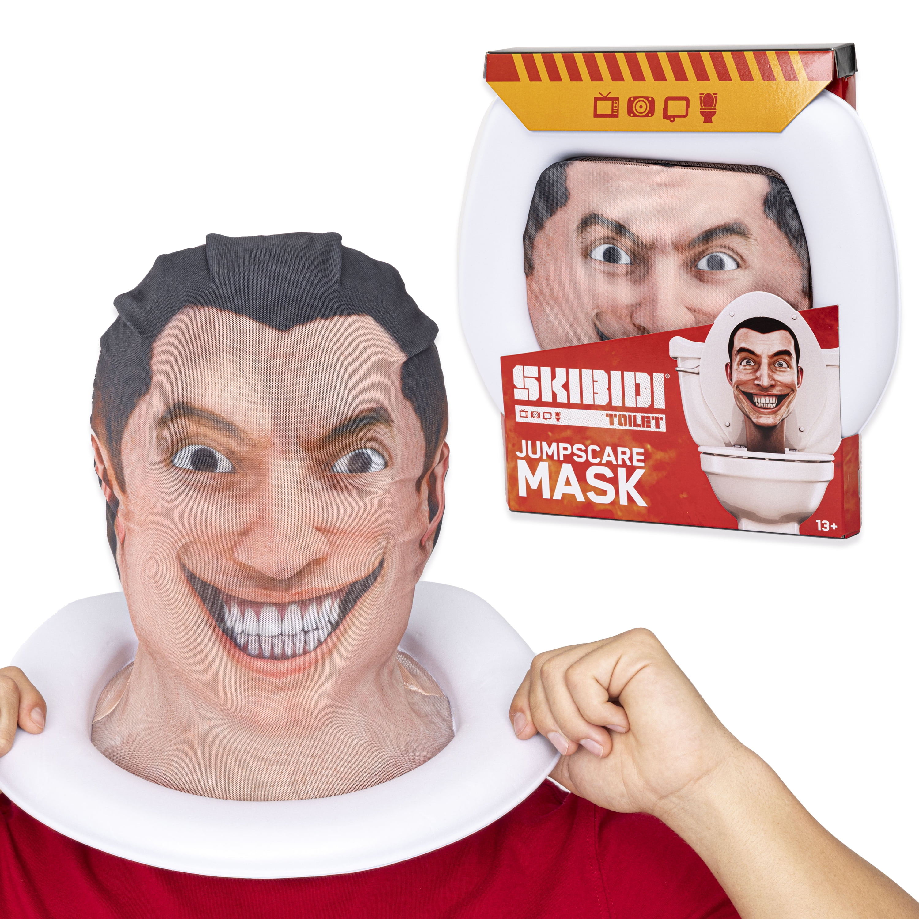 Skibidi Toilet Jumpscare Mask, Ultimate Jumpscare Mask Ages 13 ...