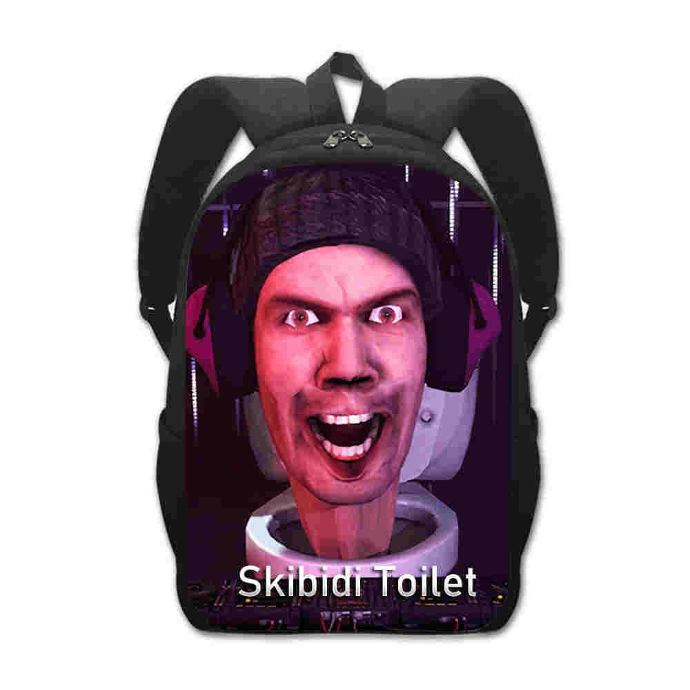 Skibidi Toilet Kid's Backpack Cartoon Backpacks Schoolbag Laptop Bag ...