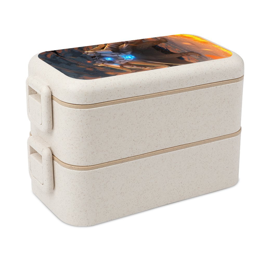 Skibidi Toilet Kids Bento Box, Adult Lunch Box ,2 Stackable Rectangle ...