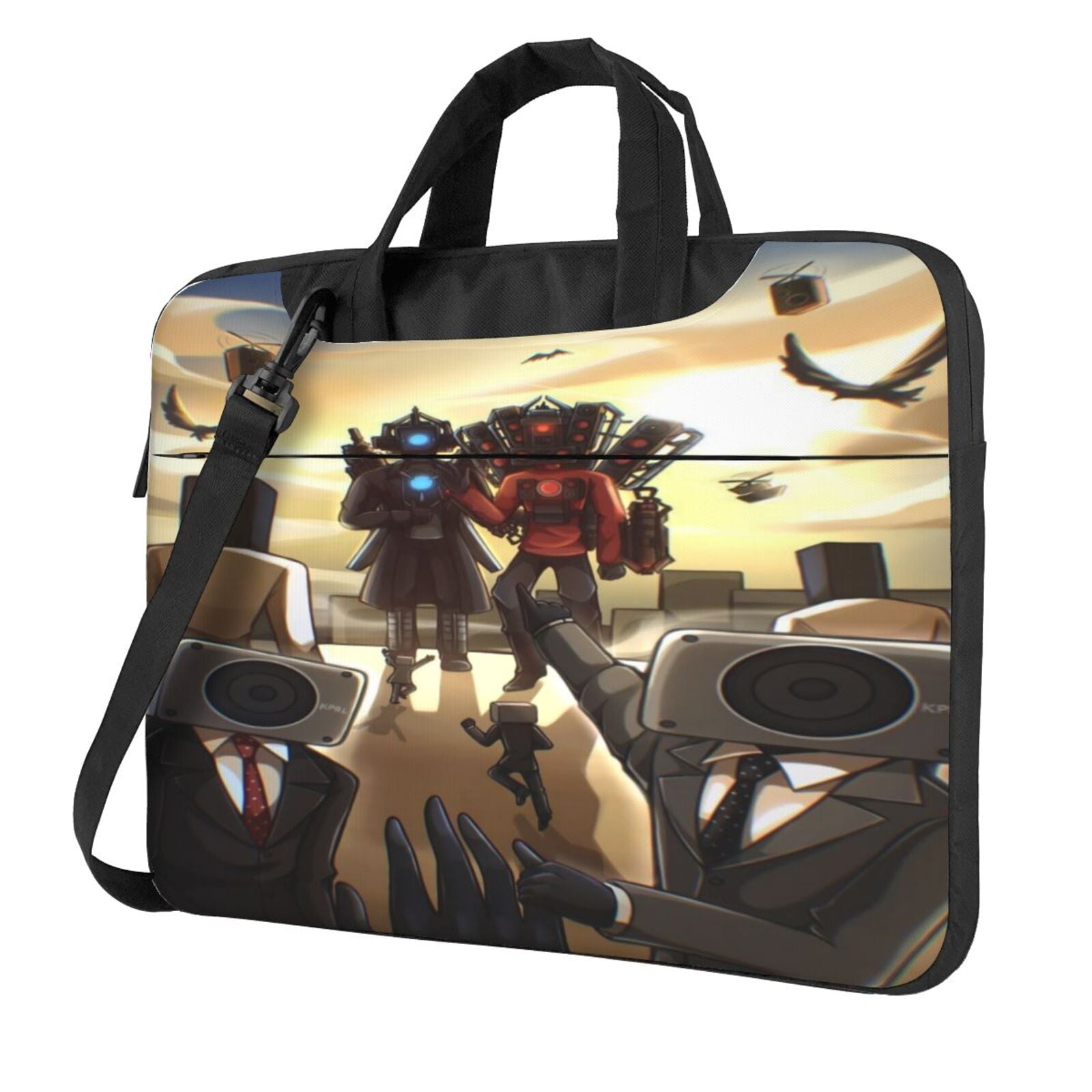 Skibidi Toilet Laptop Bag Waterproof 13-15.6 Inch Shoulder Computer Bag ...