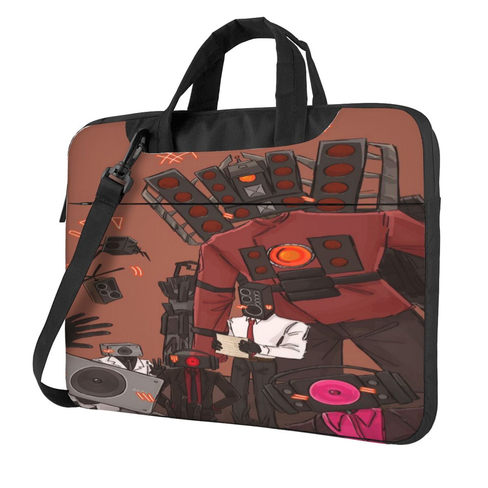 Skibidi Toilet Laptop Bag Waterproof 13-15.6 Inch Shoulder Computer Bag ...