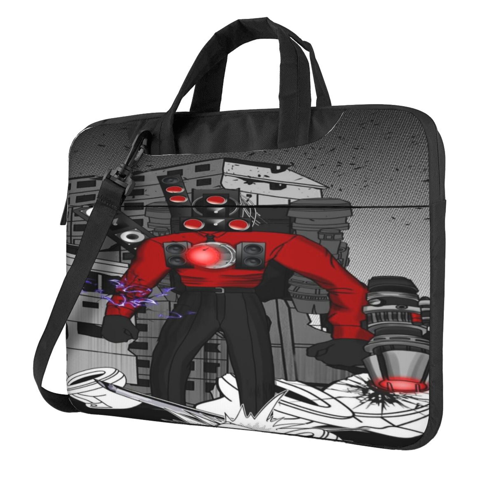 Skibidi Toilet Laptop Bag Waterproof 13-15.6 Inch Shoulder Computer Bag ...