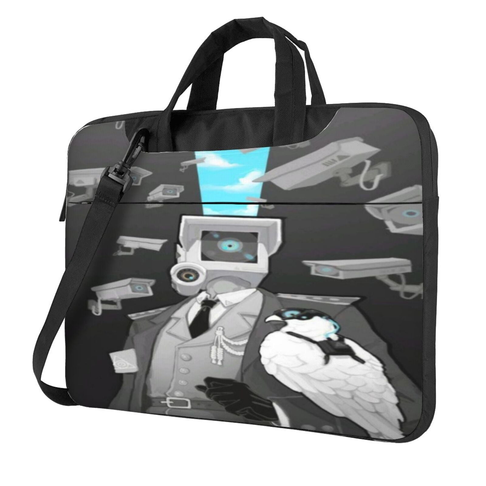 Skibidi Toilet Laptop Bag Waterproof 13-15.6 Inch Shoulder Computer Bag ...