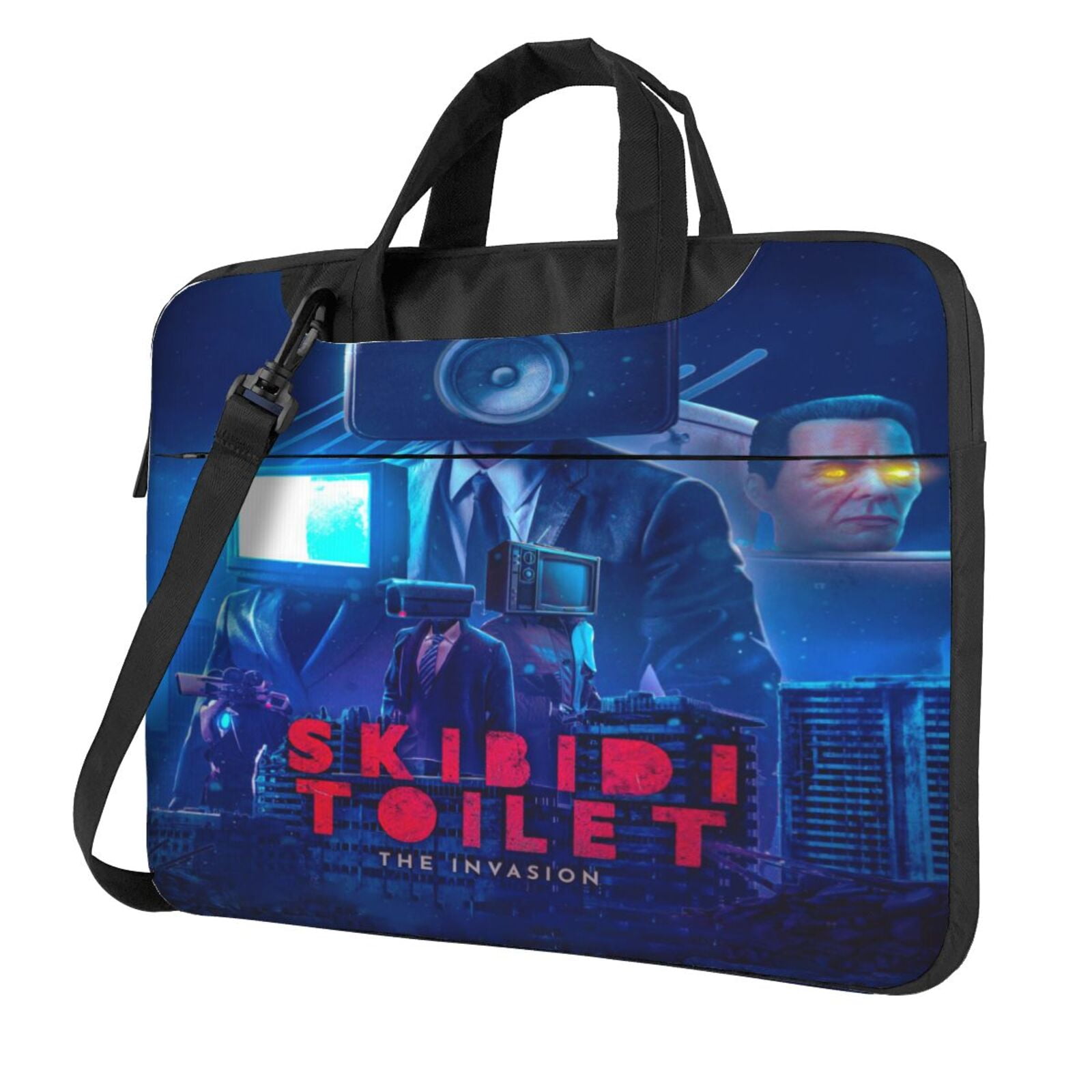 Skibidi Toilet Laptop Bag Waterproof 13-15.6 Inch Shoulder Computer Bag ...