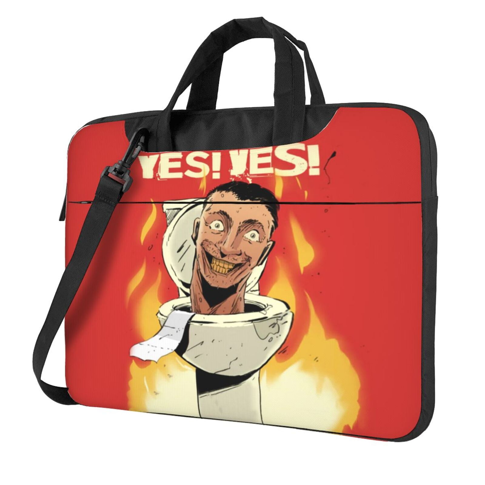 Skibidi Toilet Laptop Bag Waterproof 13-15.6 Inch Shoulder Computer Bag ...