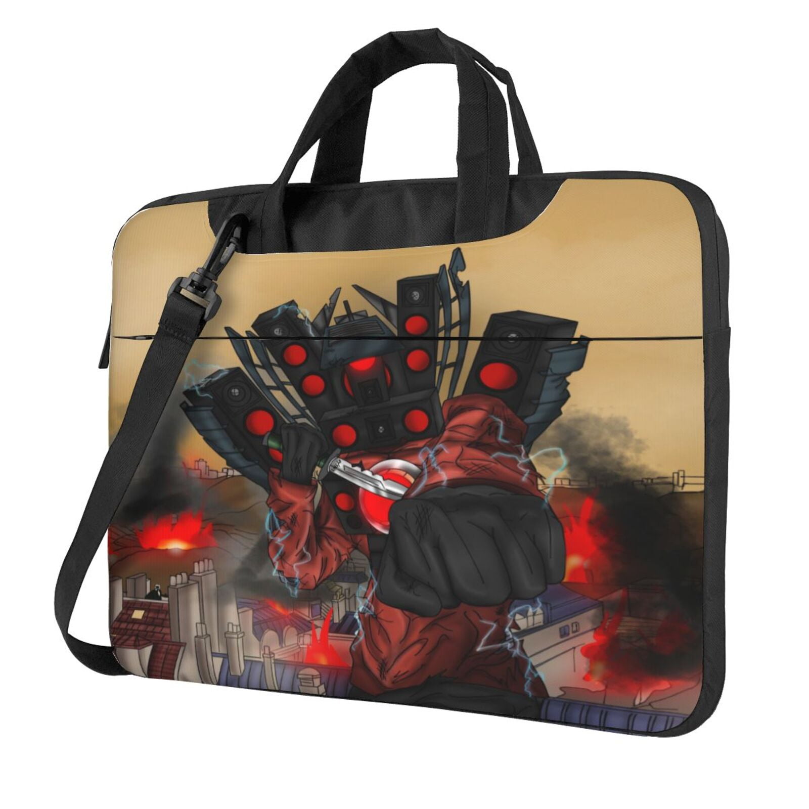 Skibidi Toilet Laptop Bag Waterproof 13-15.6 Inch Shoulder Computer Bag ...