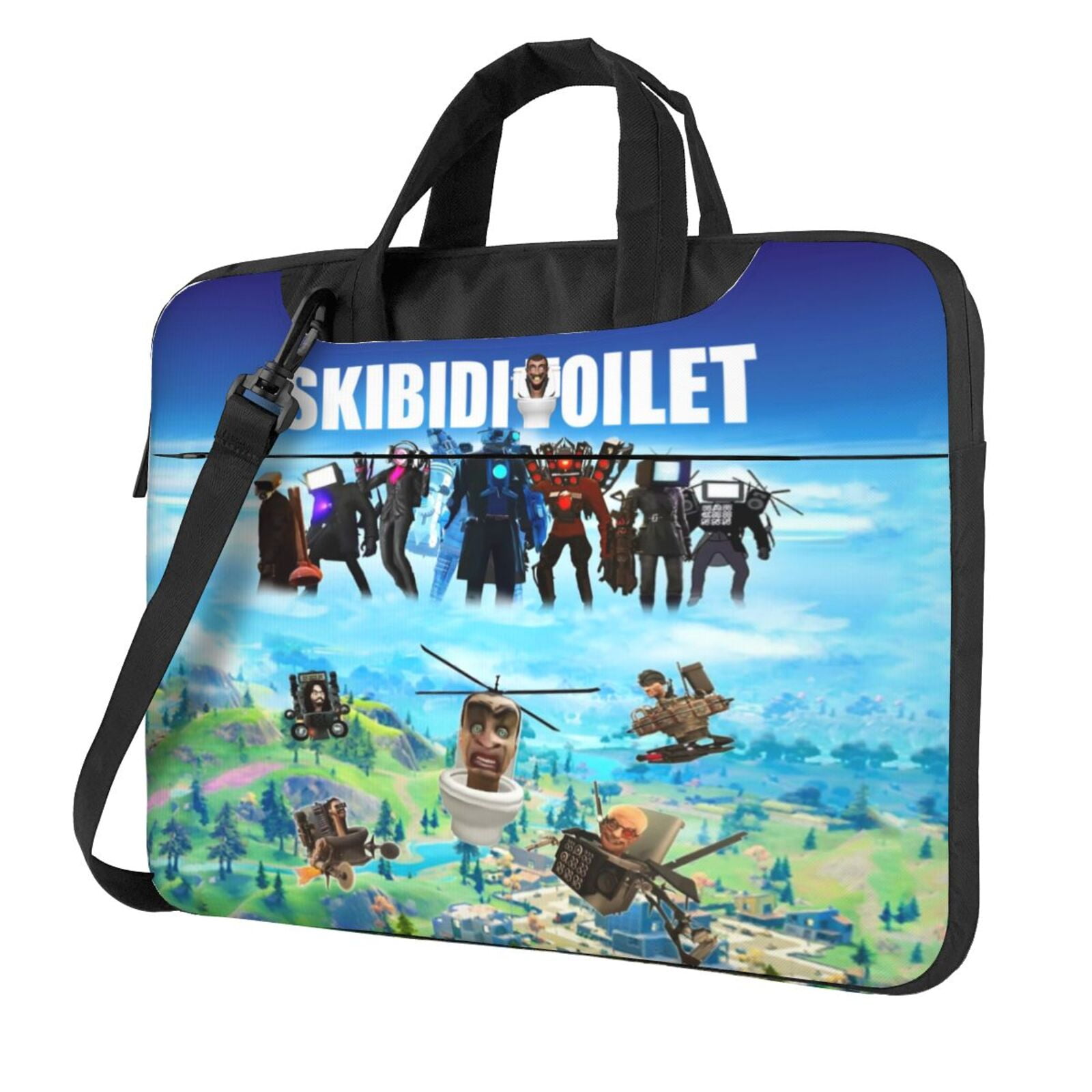 Skibidi Toilet Laptop Bag Waterproof 13-15.6 Inch Shoulder Computer Bag ...