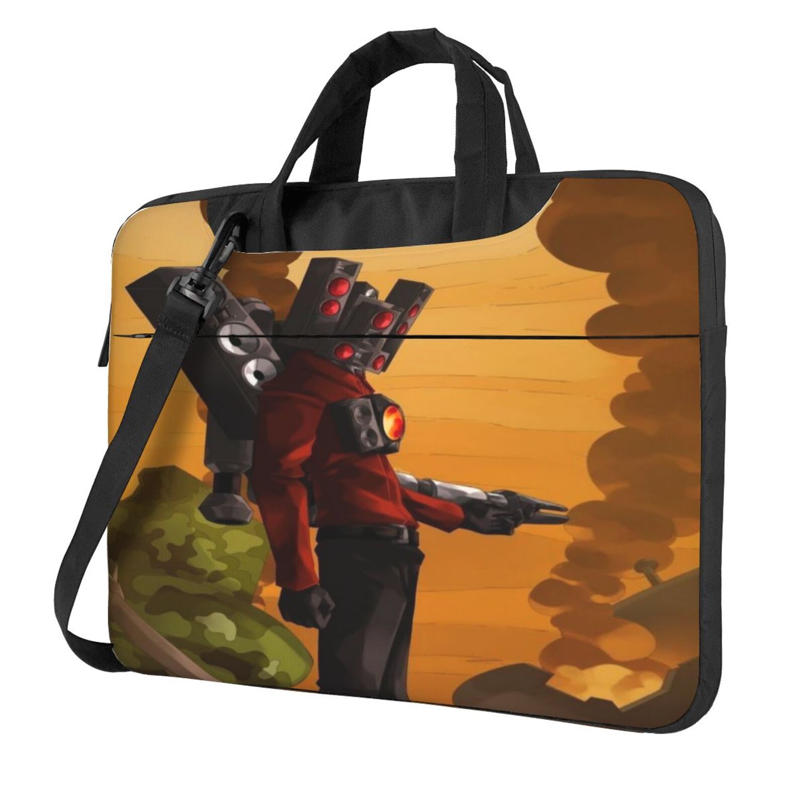 Skibidi Toilet Laptop Bag Waterproof 13-15.6 Inch Shoulder Computer Bag ...