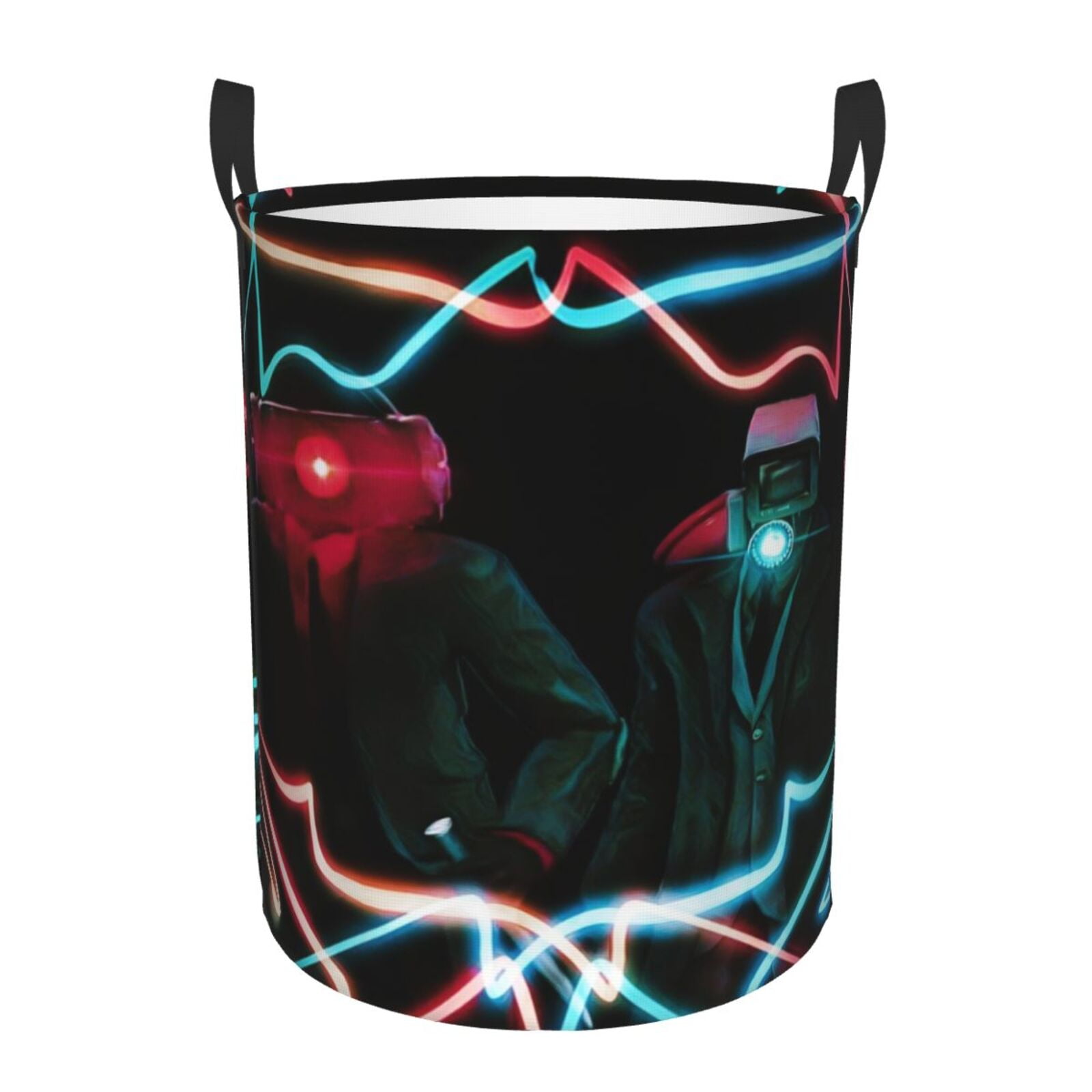 Skibidi Toilet Laundry Hamper With Handle Anime Laundry Basket Gift For ...