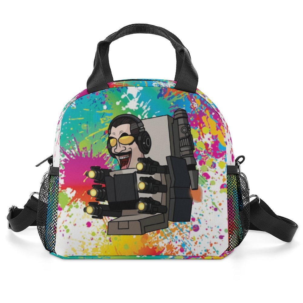 Skibidi Toilet Lunch Bag for Kids Boys Girls, Insulated Lunch Box for ...