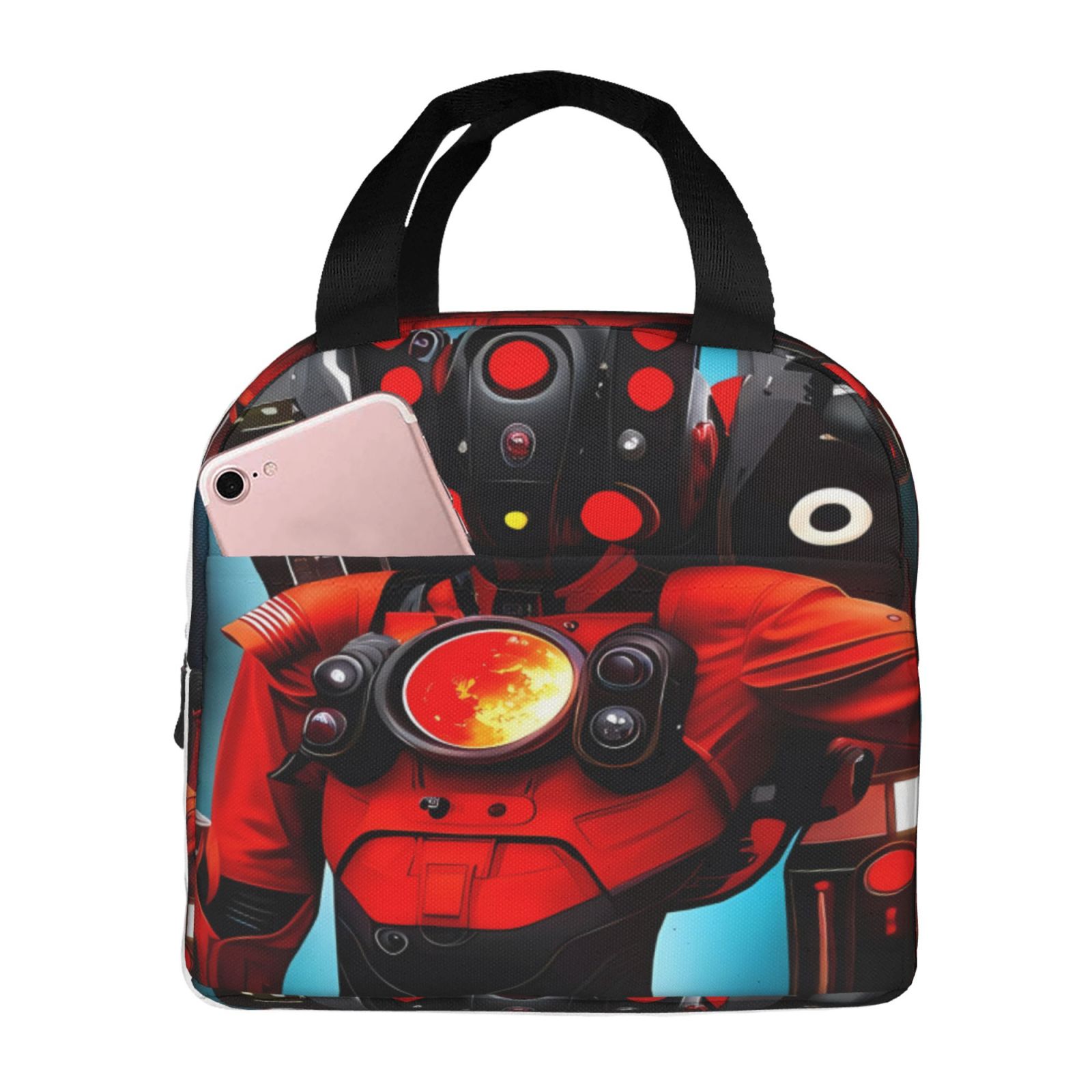 Skibidi Toilet Lunch bag, insulated lunch box, insulated food delivery ...