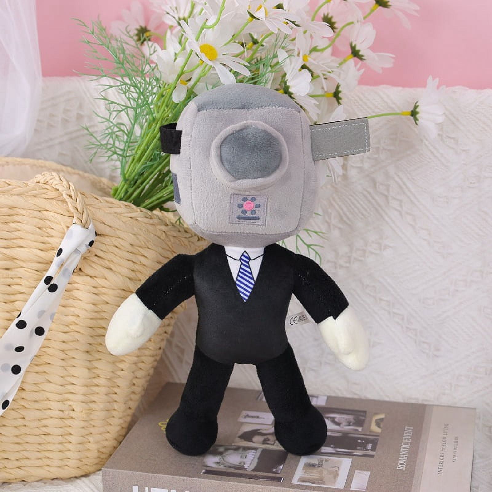 Skibidi Toilet Plush, Titan Speakerman Plush,11" Skibidi Toilet Head ...