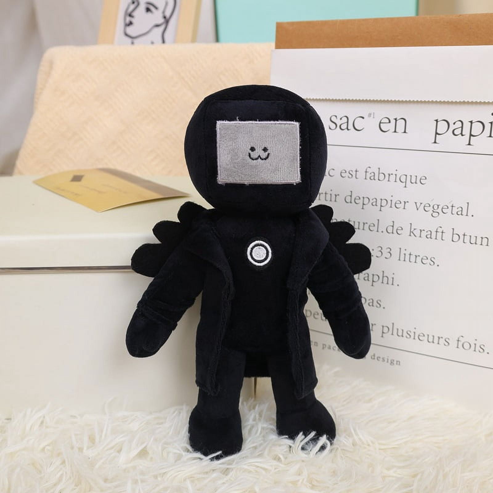 Skibidi Toilet Plush, Titan Speakerman Plush,11" Skibidi Toilet Head ...