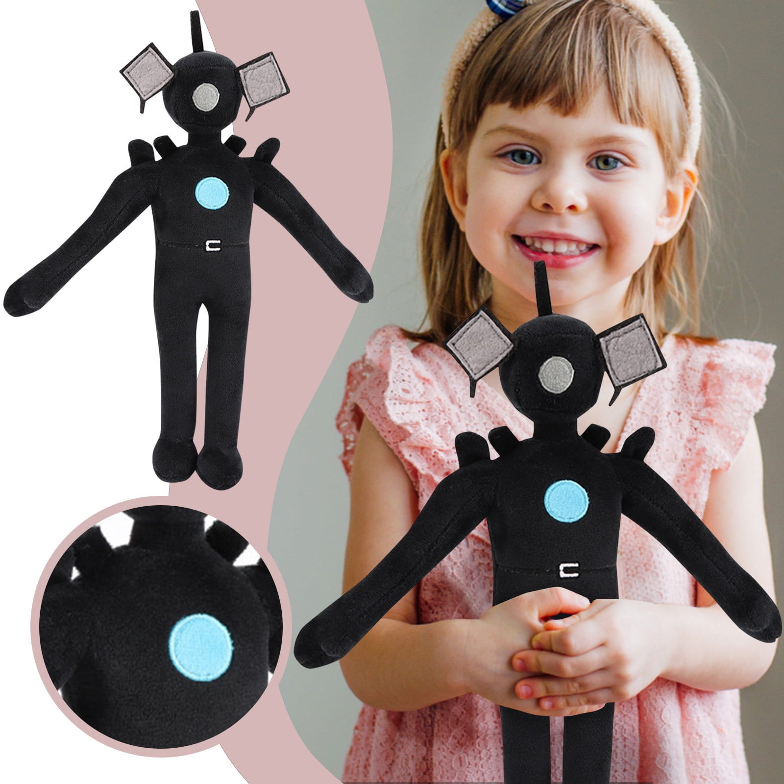 Skibidi Toilet Plush Toy, Cameraman & Speakerman Monster Figure ...