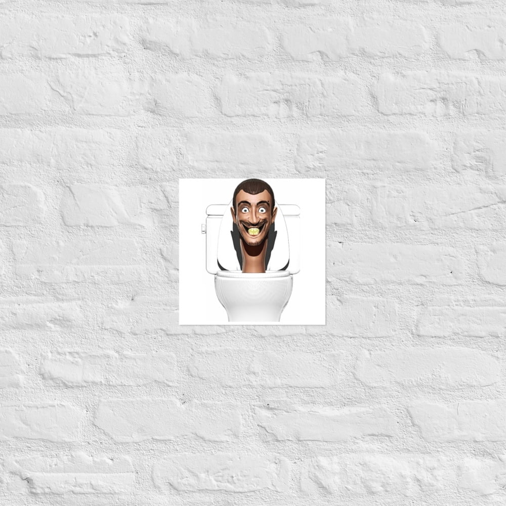 Skibidi Toilet Poster (10″×10″) - Walmart.com