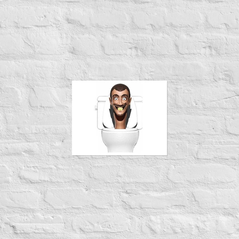 Skibidi Toilet Poster (11″×14″) - Walmart.com