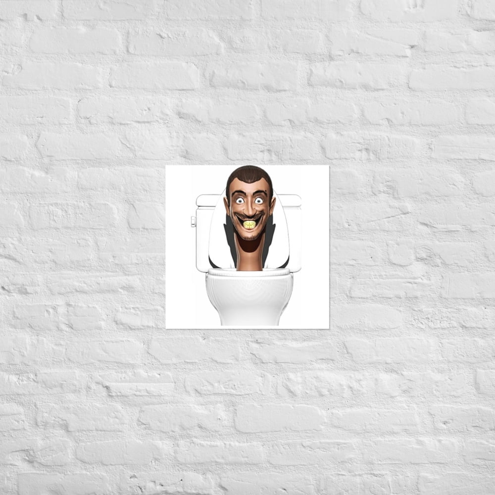 Skibidi Toilet Poster (18″×18″) - Walmart.com