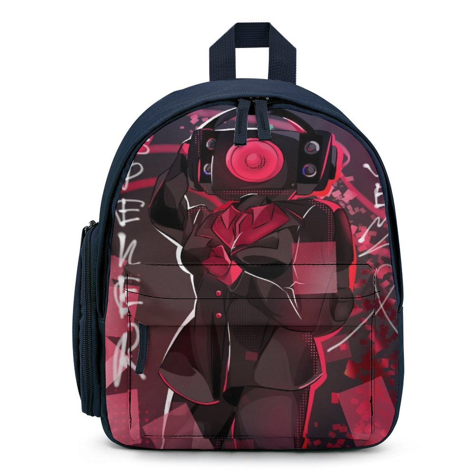 Skibidi Toilet Backpack with Chest Strap Small Backpack Bookbag 12in ...