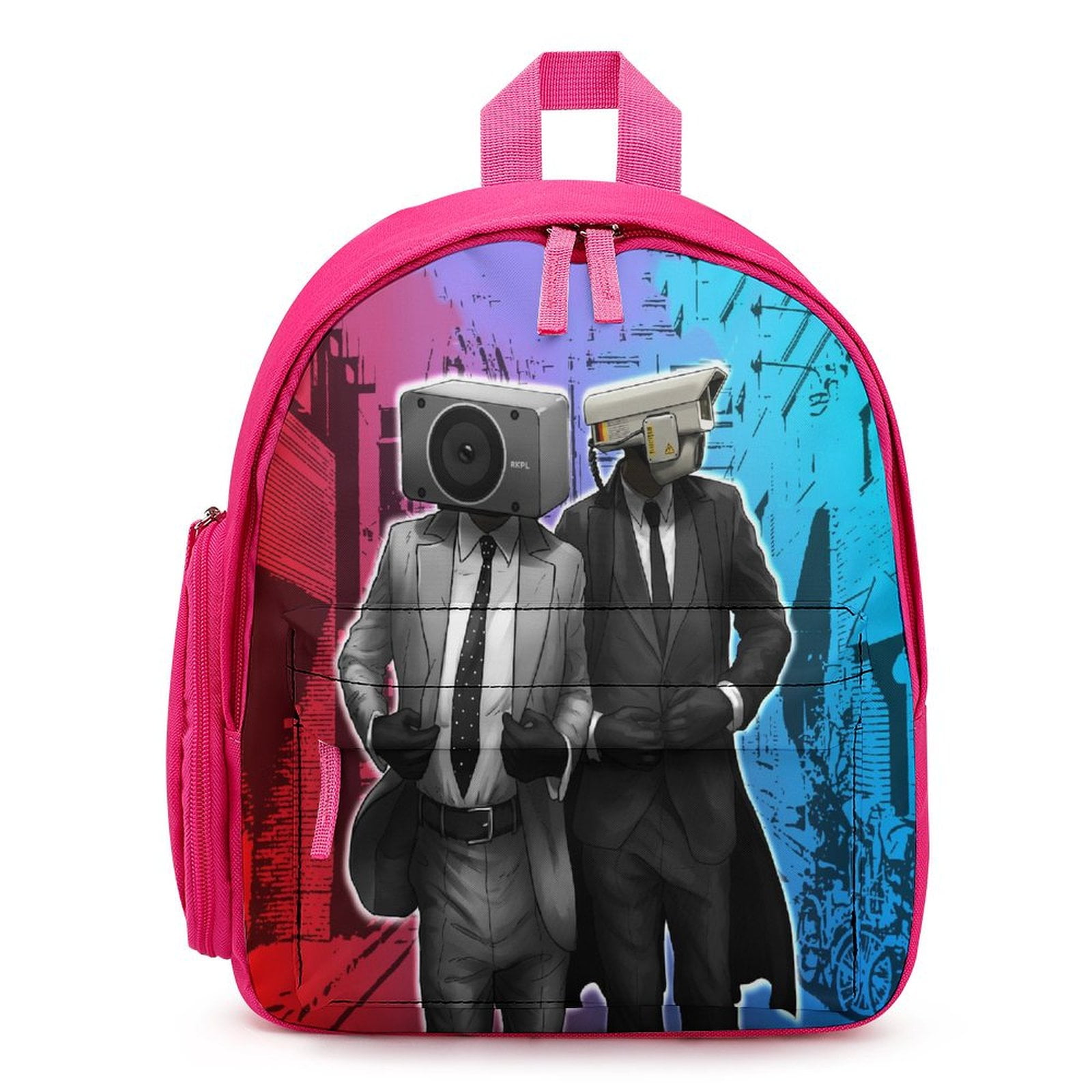 Skibidi Toilet Pre Backpack with Chest Strap Small Backpack Bookbag for ...