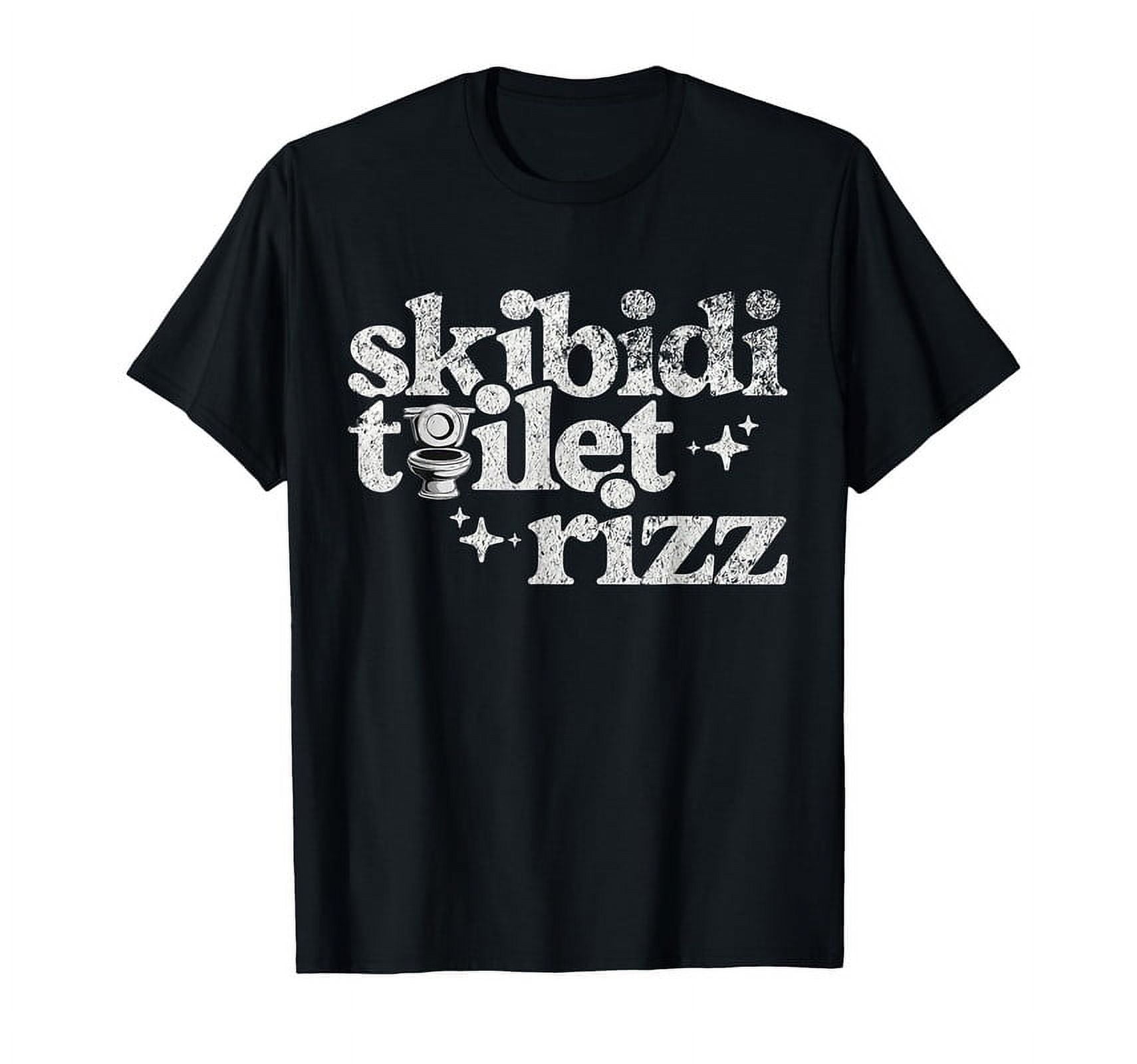 Skibidi Toilet Rizz Funny Meme T-Shirt - Walmart.com