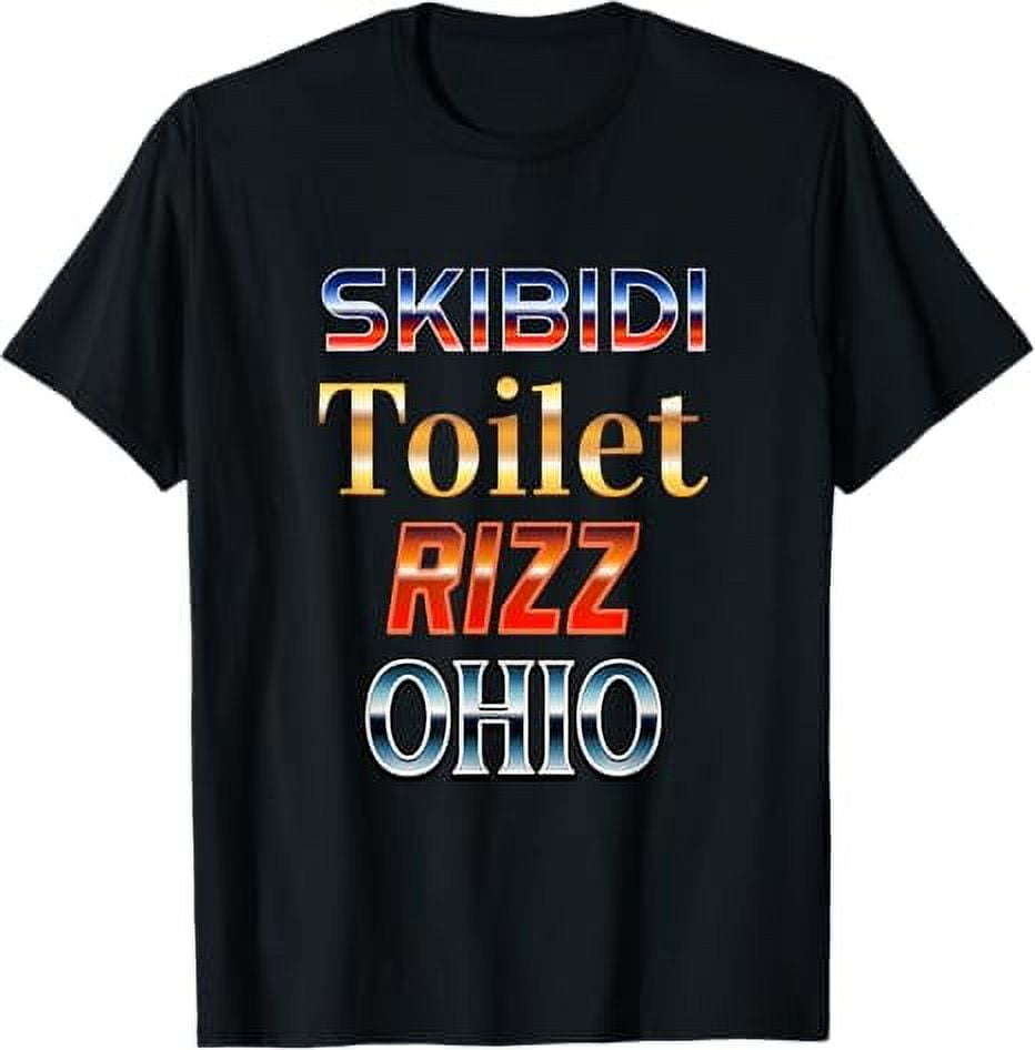 Skibidi Toilet Rizz Ohio T-Shirt - Walmart.com