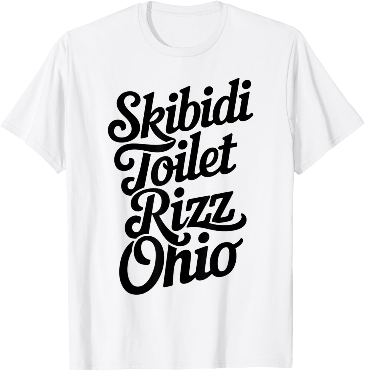 Skibidi Toilet Rizz Ohio T-Shirt - Walmart.com