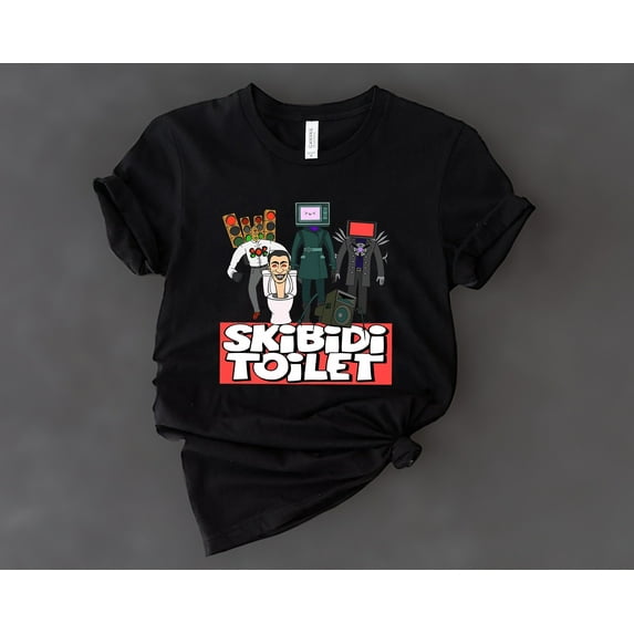 Skibidi Toilet Shirt, Skibidi Party Shirt, Skibidi Tvman Shirt, Skibidi ...