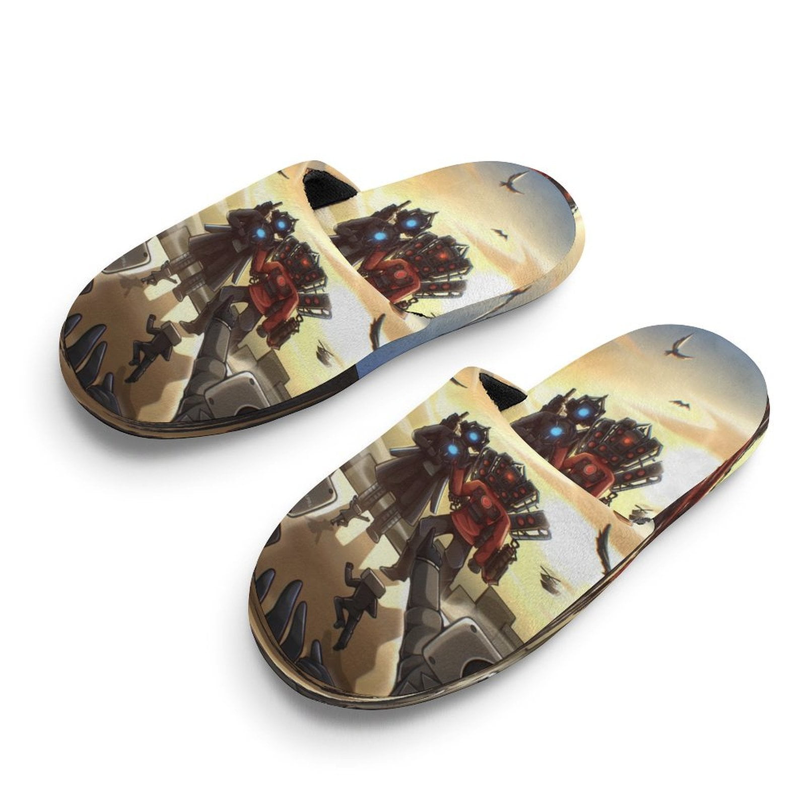 Skibidi Toilet Slippers for Kid Soft Slippers Slip-On Print Outdoor ...