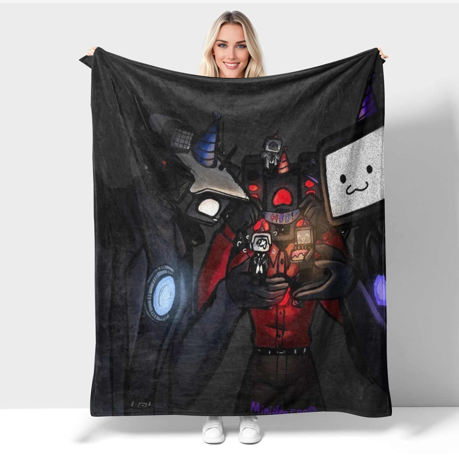 Skibidi Toilet Soft, warm and non-pilling 80IN*60IN Blanket - Walmart.com